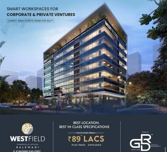 GRD Westfield 03 Balewadi - BUy Best Offices @ 83L* Offers