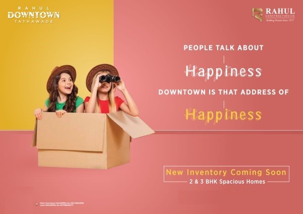 Rahul Downtown Tathawade - Buy Opulent 2/3BHK 82L*