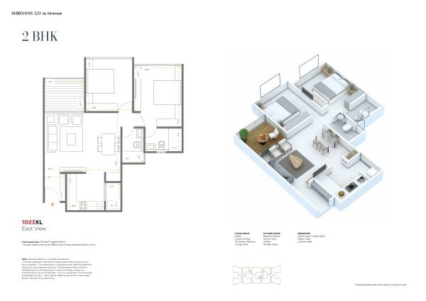 Shriyans 3.O Punawale - Buy Spacious 2/3BHK 65L*